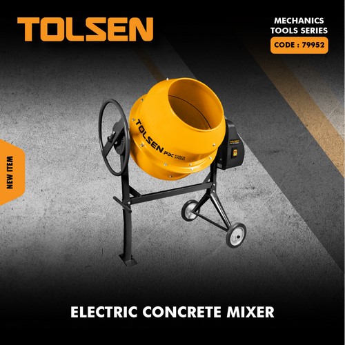 ELECTRIC CONCRETE MIXER – Tolsen